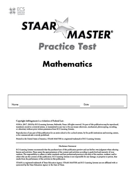 Math - STAAR MASTER®