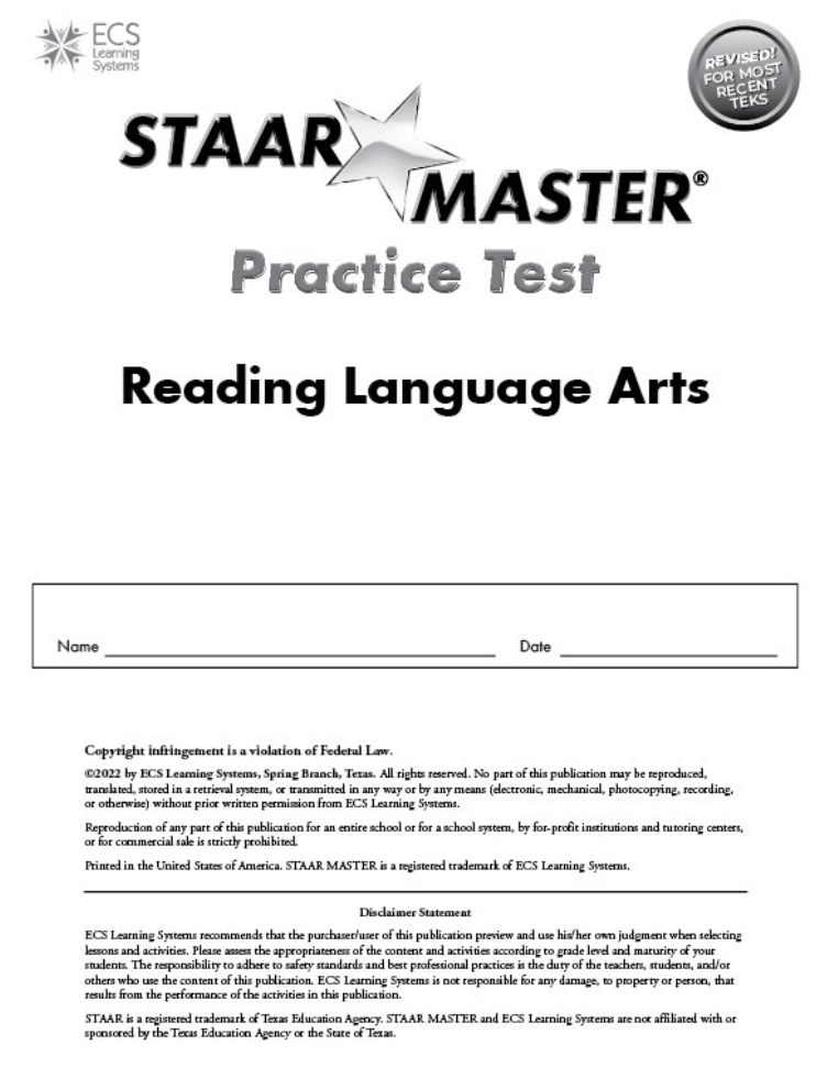 RLA - STAAR MASTER®